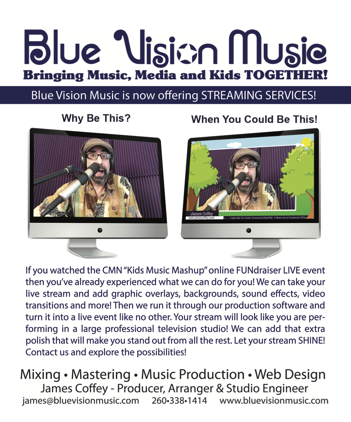 Streaming Services – Blue Vision Music